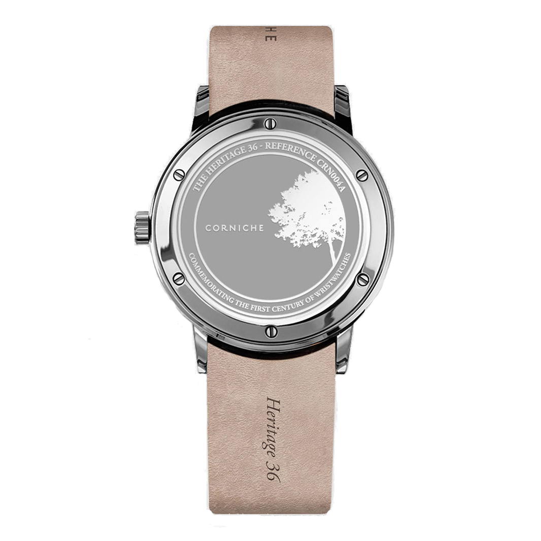 Corniche Heritage 36 White SS – redarmywatches.com